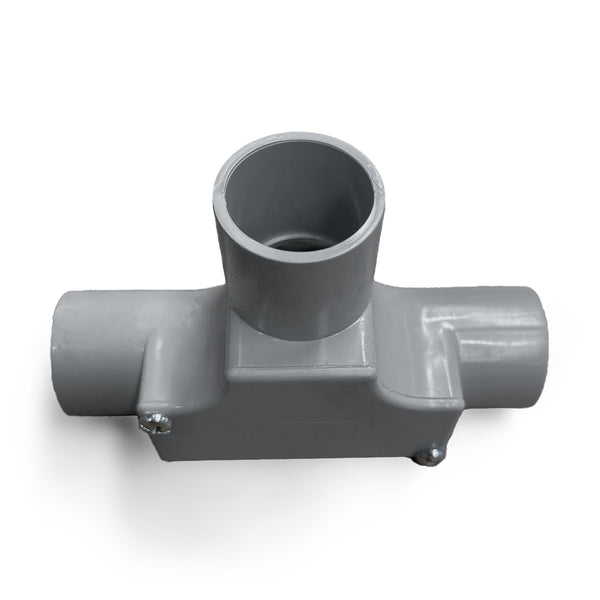 25mm Inspection Conduit Tee Heavy Duty Grey – AI Energy Shop