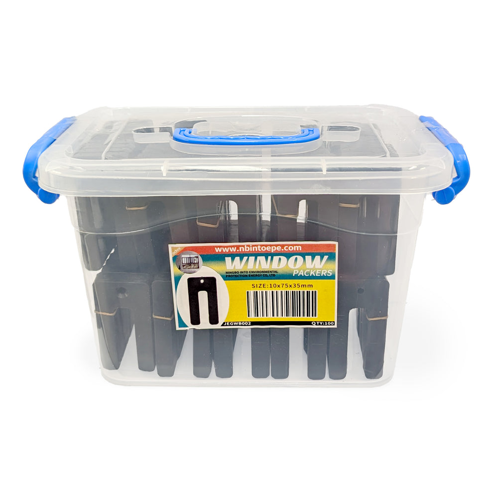 10 × 75mm Black Window Packer - 100 Pack – AI Energy Shop