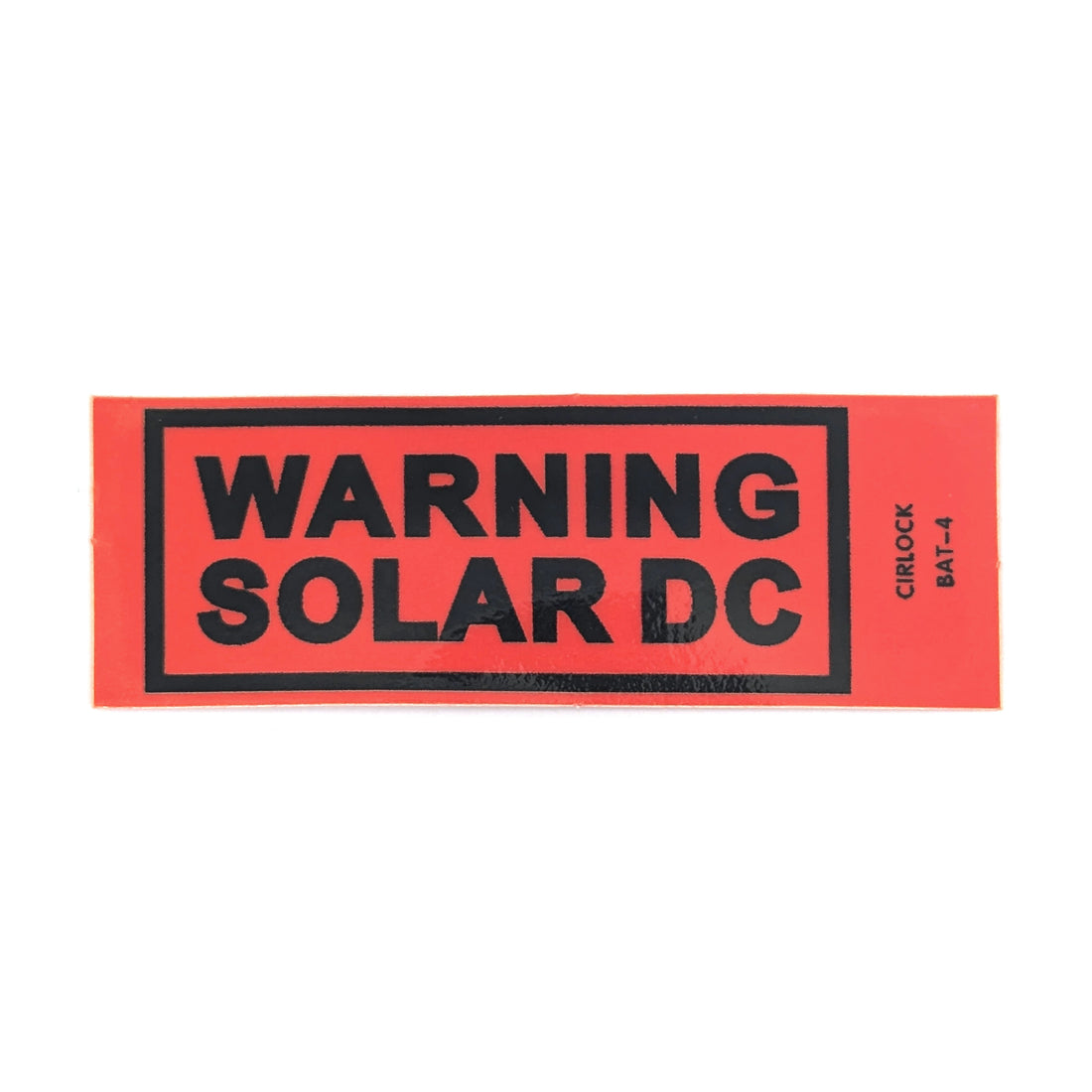 Warning Solar DC Label - 200 Pack – AI Energy Shop